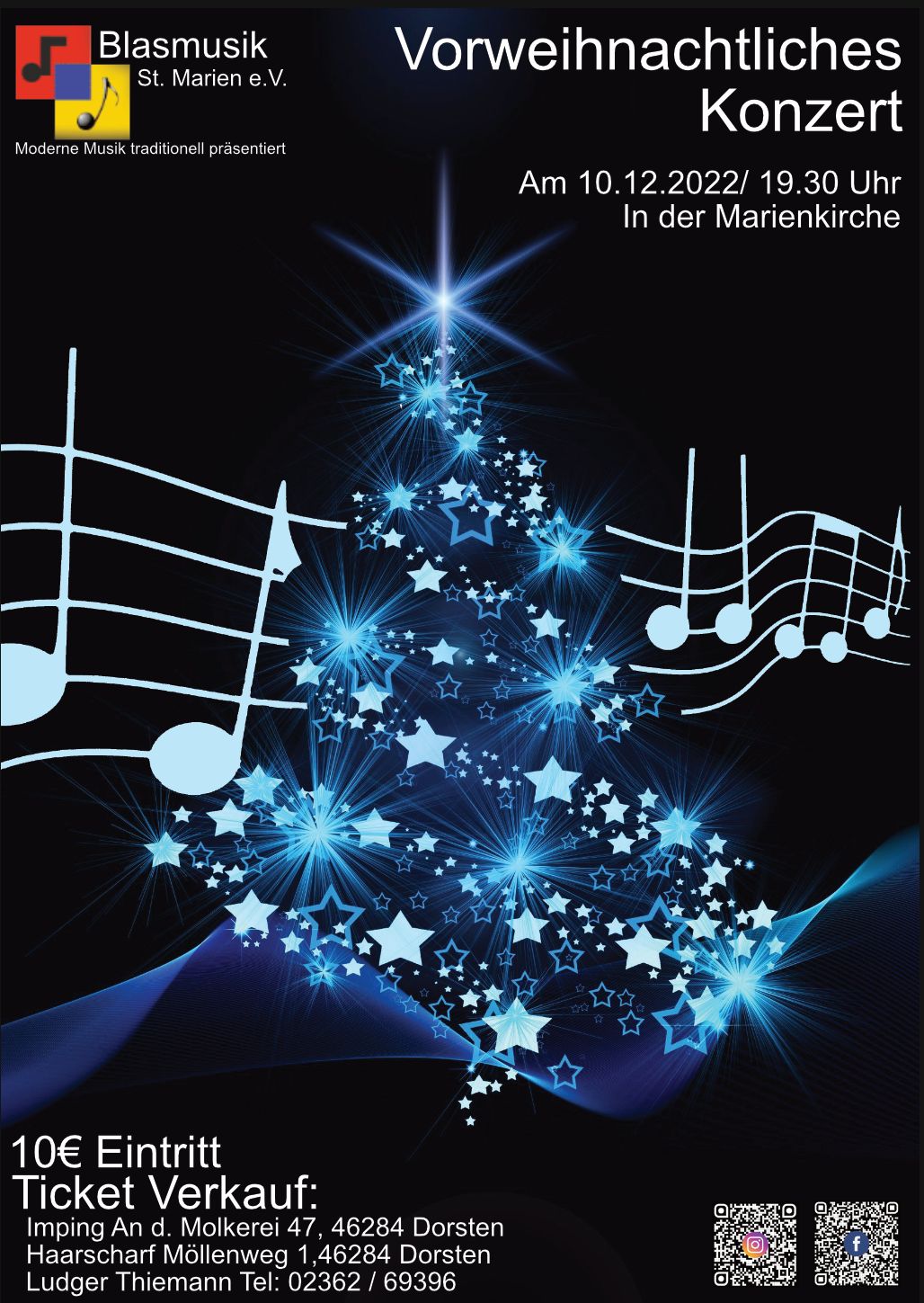 KONZERT UNSERER BLASMUSIK ST. MARIEN